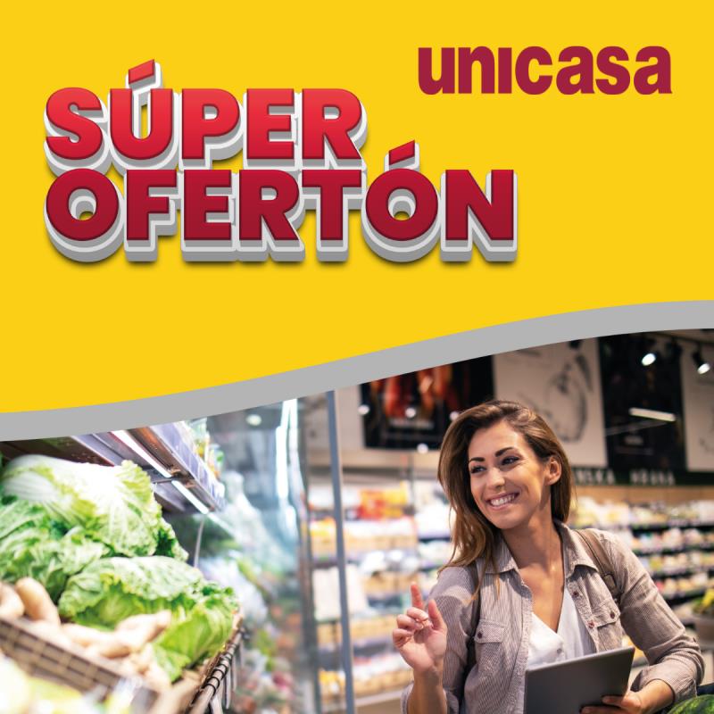 Promociones Unicasa: SÚPER OFERTÓN - SOLO POR HOY MIÉRCOLES